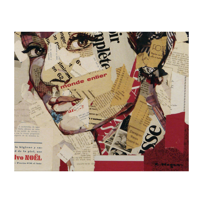 Cuadro Collage realizado por Carme Magem