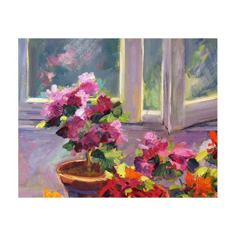 Quadre a l'oli original d'estil impressionista